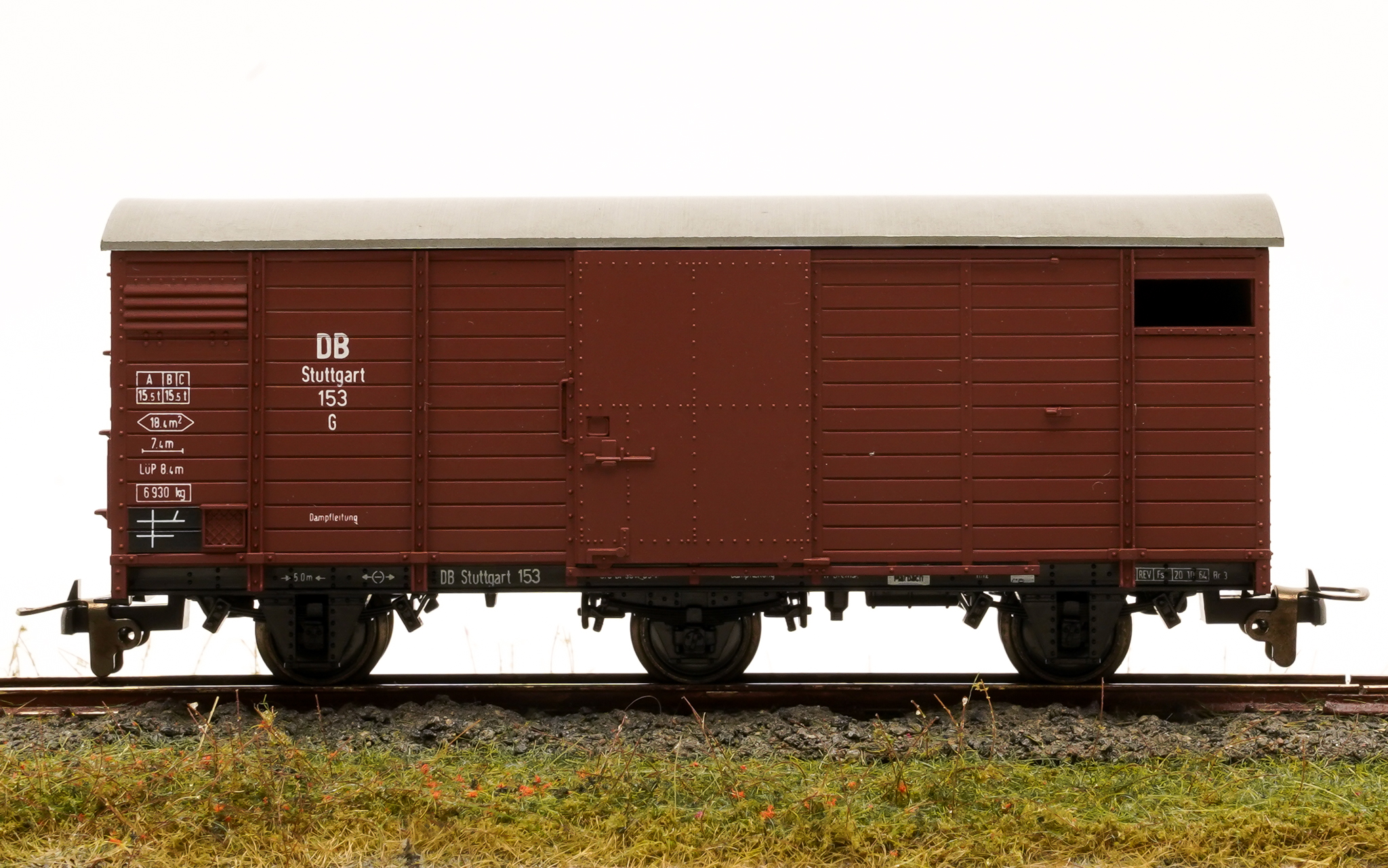 Gebrauchtemodellbahn | Bemo 2004813 (H0e) – Gedeckter Güterwagen G der ...